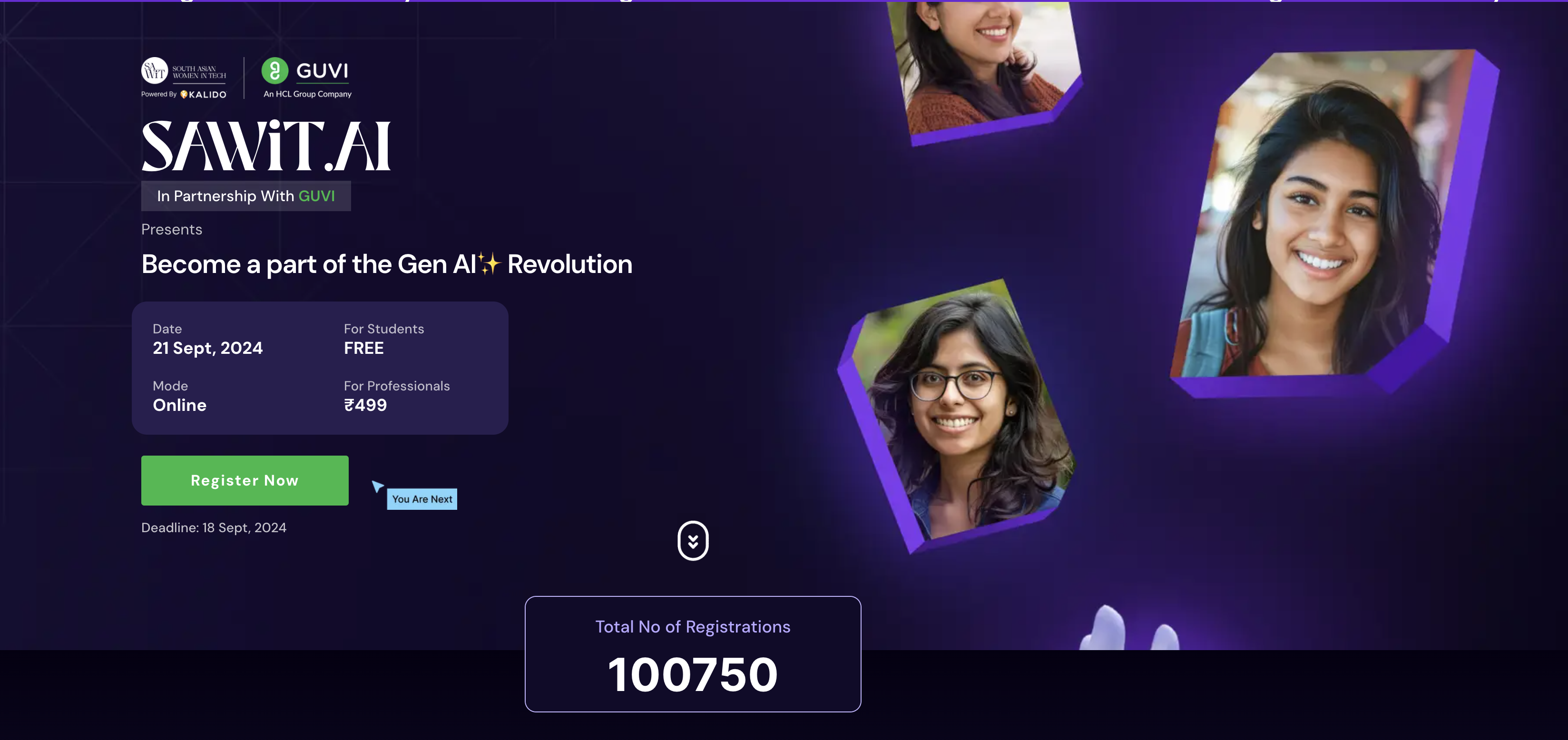 World’s Largest Premier Women-only Gen AI Learning Event – SAWiT.AI ...