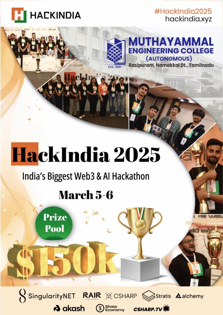 HackIndia 2025 – India’s Biggest Web3 & AI Hackathon! – blog.mec.edu.in